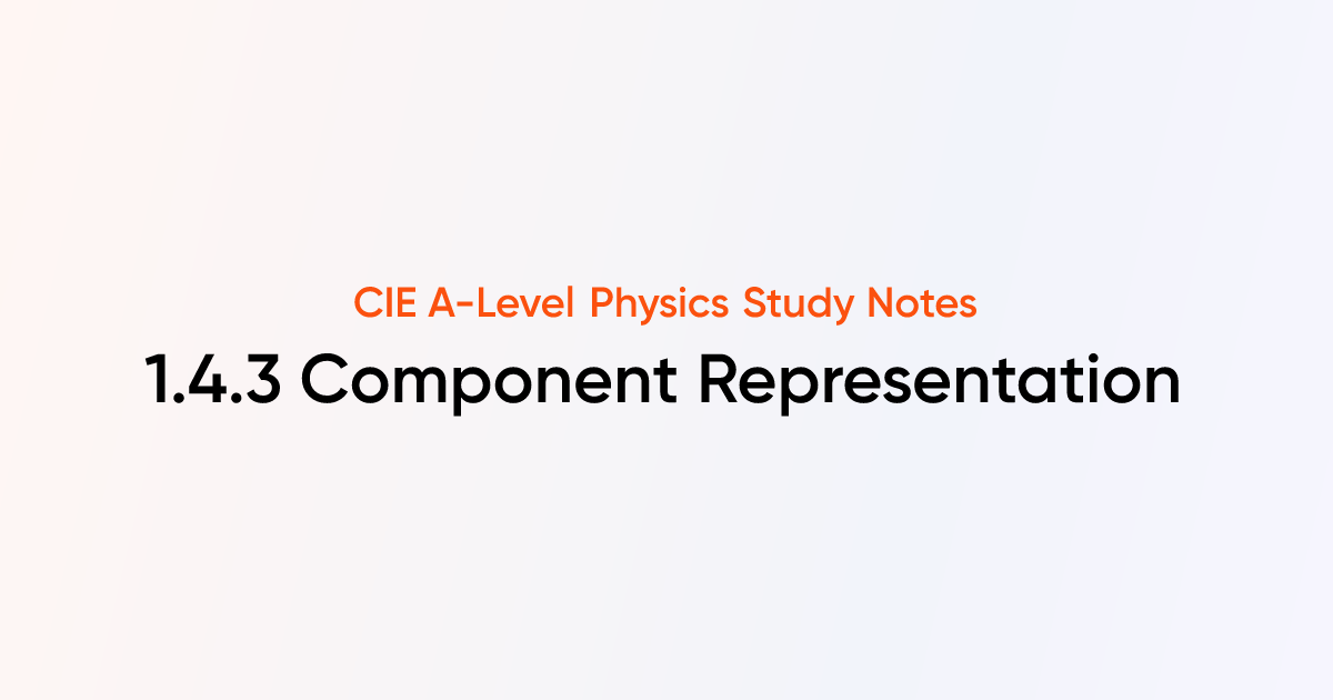 Component Representation (1.4.3) | CIE A-Level Physics Notes | TutorChase
