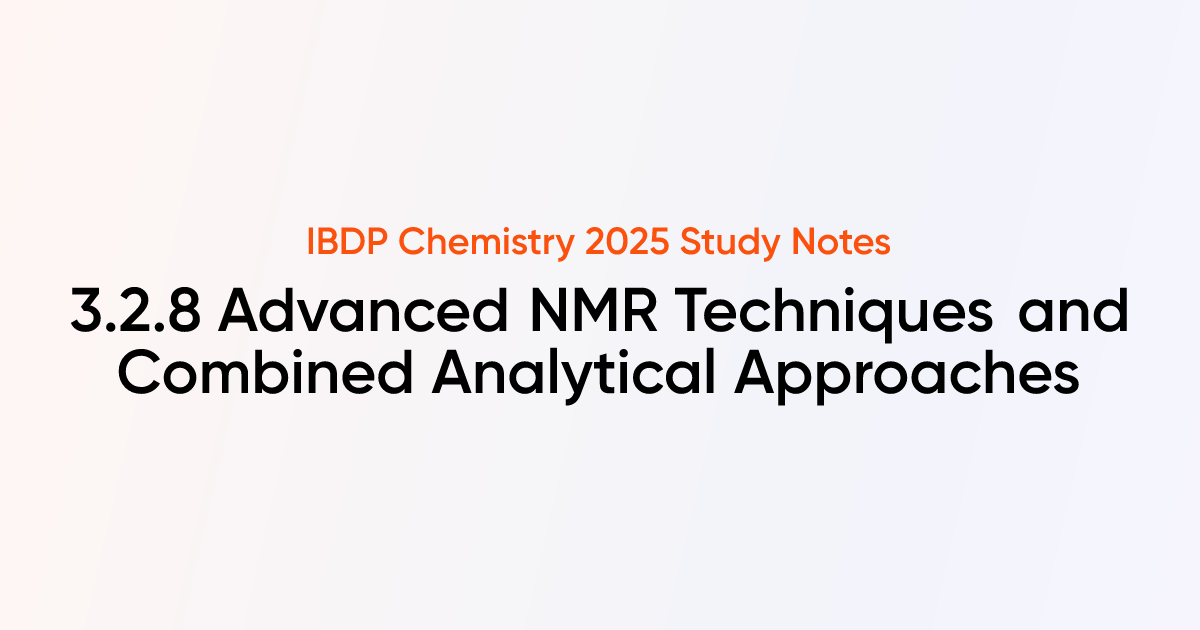Advanced NMR Techniques and Combined Analytical Approaches (3.2.8) | IB ...