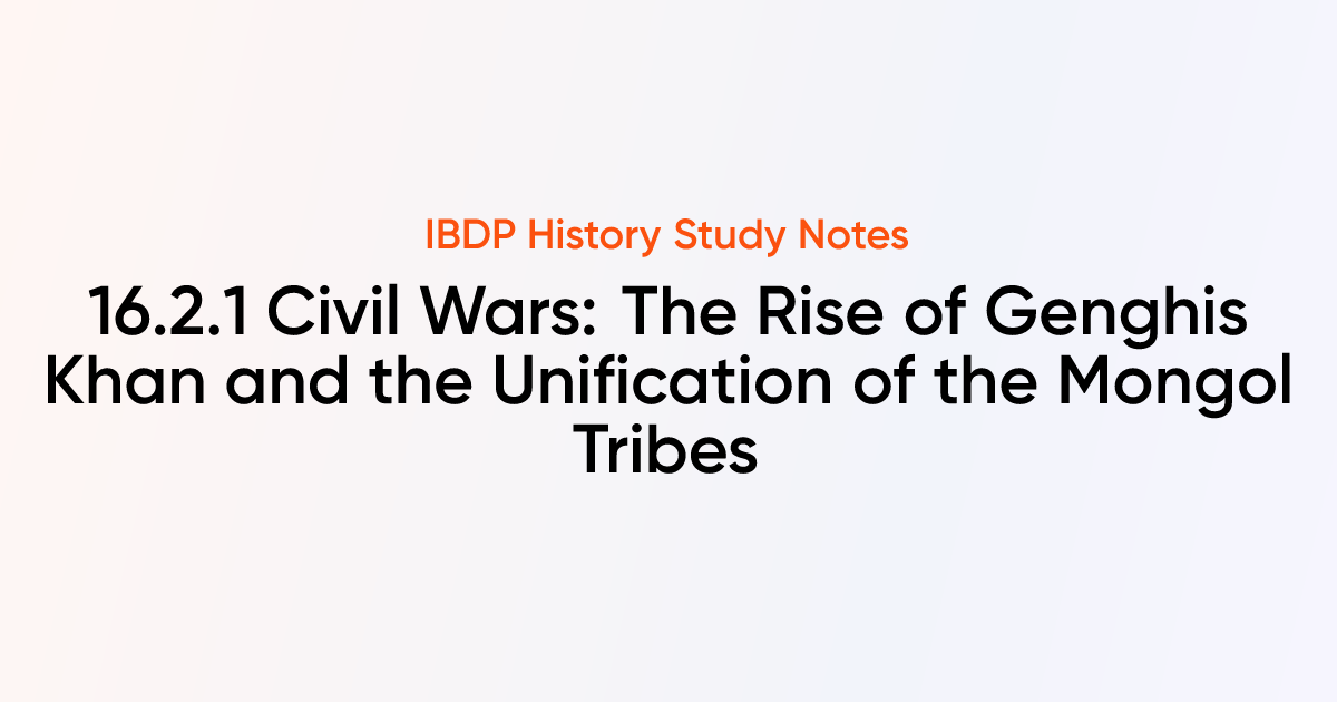 Civil Wars: The Rise of Genghis Khan and the Unification of the Mongol ...