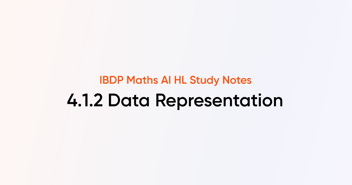 Data Representation 412 Ib Dp Maths Ai Hl Tutorchase 5299