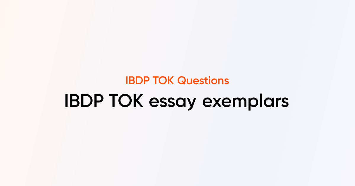 TOK essays