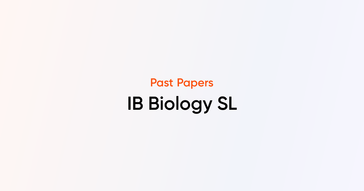 IB Biology SL Practice and Prediction Papers - TutorChase