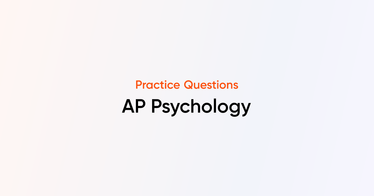 AP Psychology Exam Questions | TutorChase