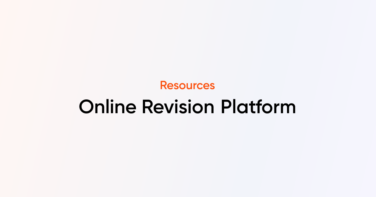 Online Revision Platform | TutorChase