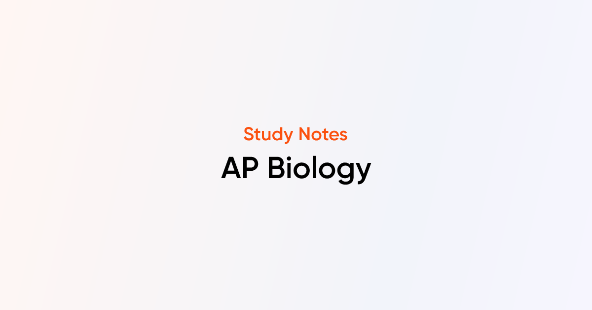 Free AP Biology Notes | TutorChase