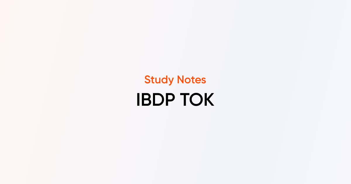 Free IB DP Theory of Knowledge Notes | TutorChase