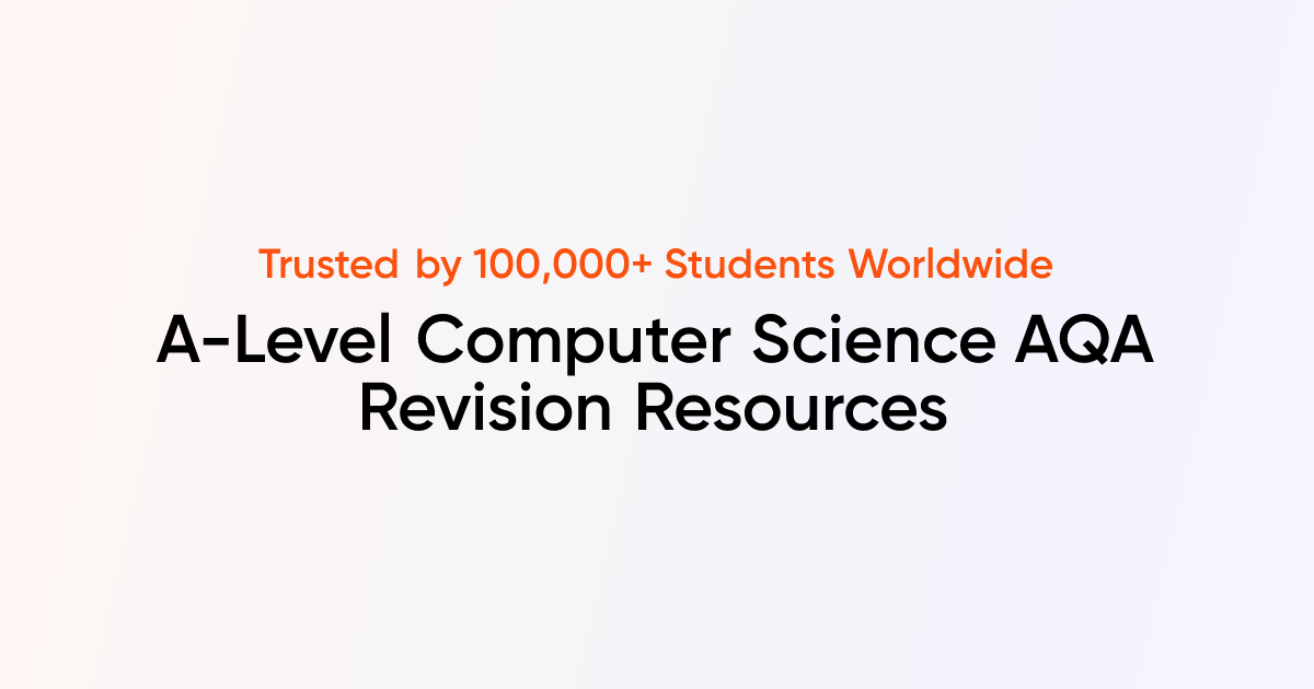 A Level Computer Science Aqa Resources Tutorchase