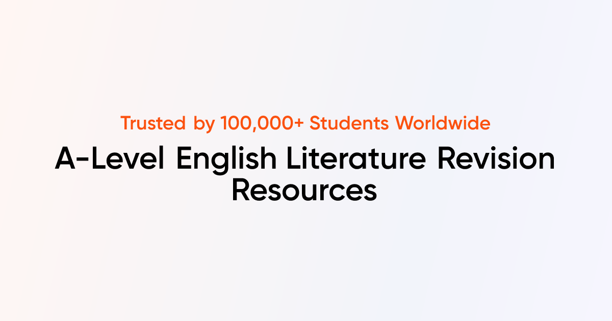A-Level English Literature Resources | TutorChase
