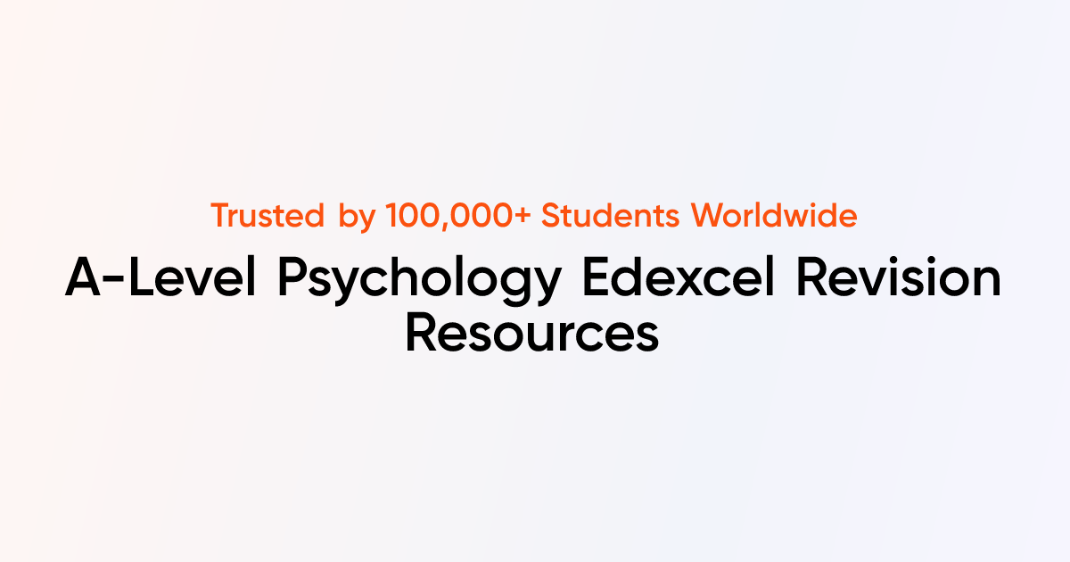A-Level Psychology Edexcel Resources | TutorChase