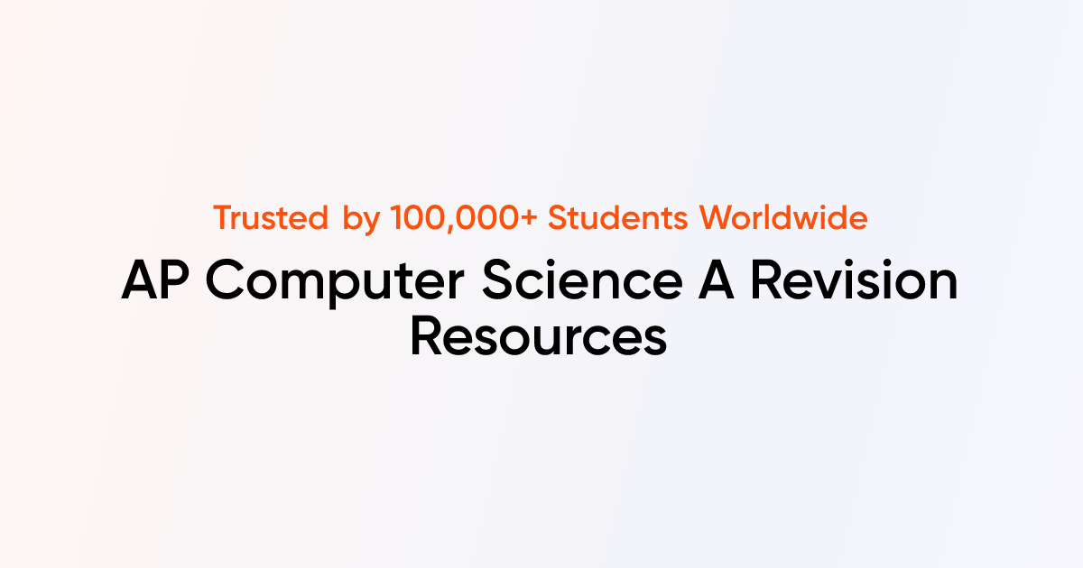 Ap Computer Science A Resources Tutorchase