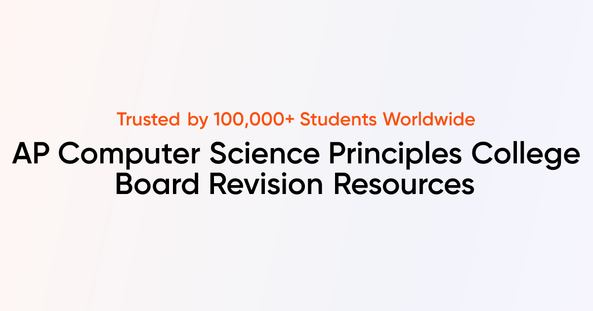 AP Computer Science Principles College Board Resources | TutorChase