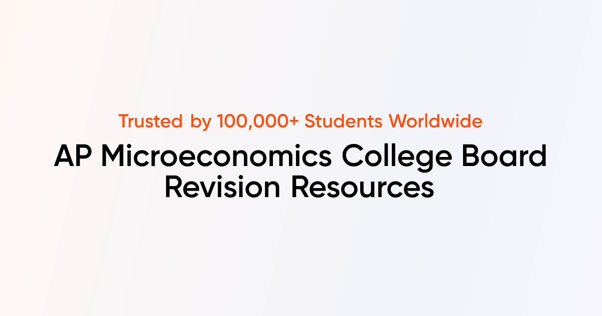 AP Microeconomics College Board Resources | TutorChase