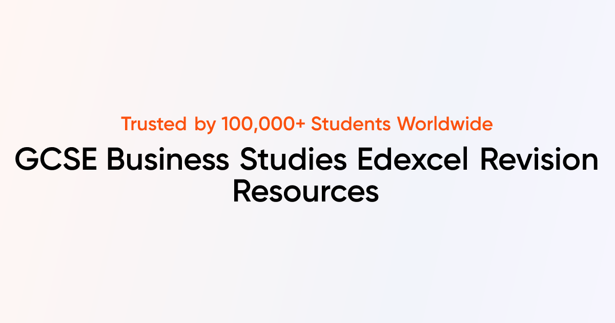 GCSE Business Studies Edexcel Resources | TutorChase