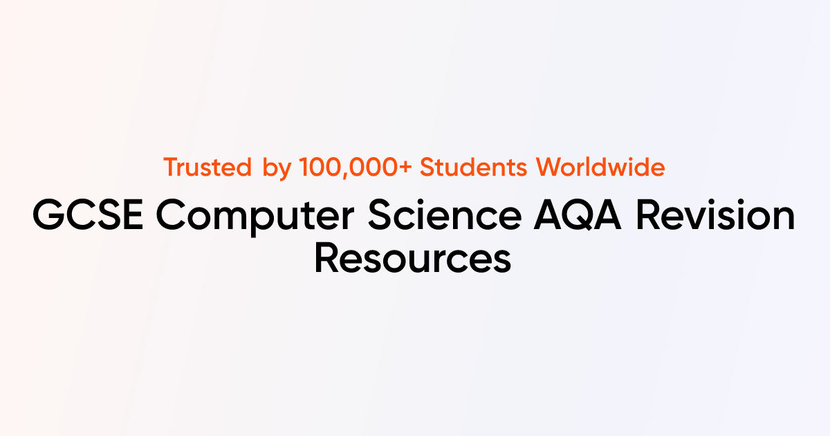 Gcse Computer Science Aqa Resources Tutorchase
