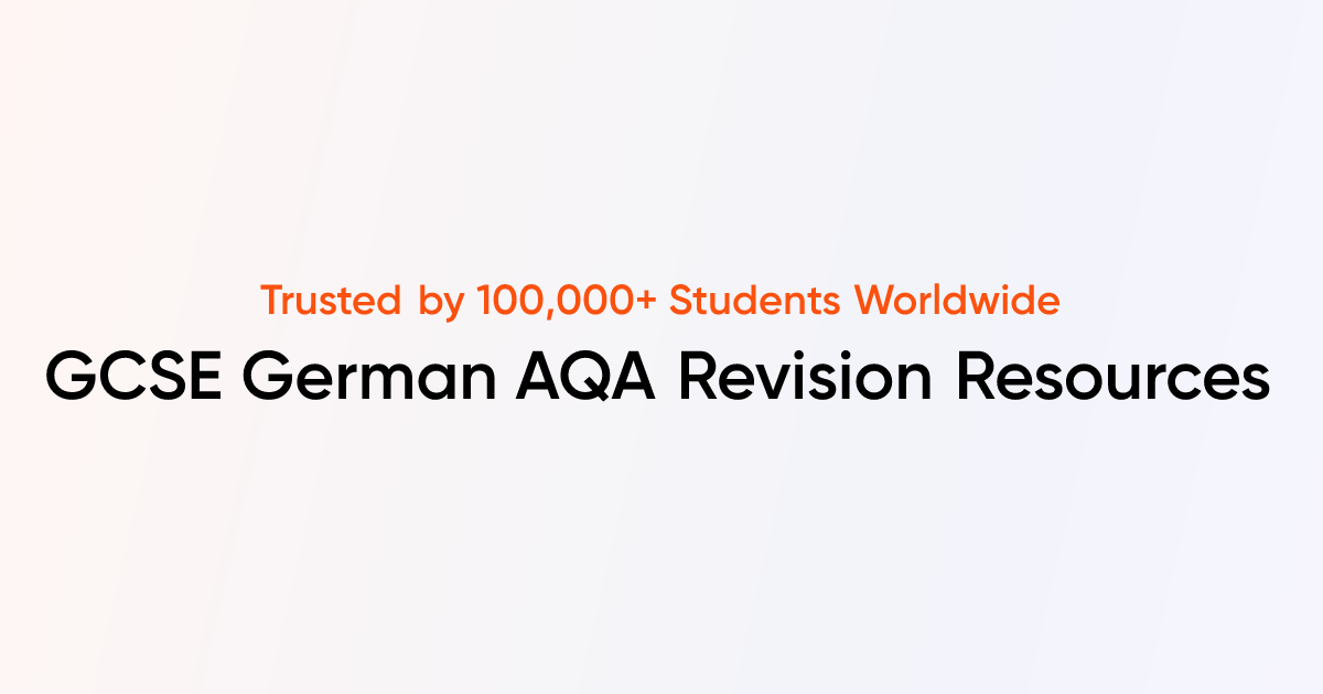 GCSE German AQA Resources | TutorChase