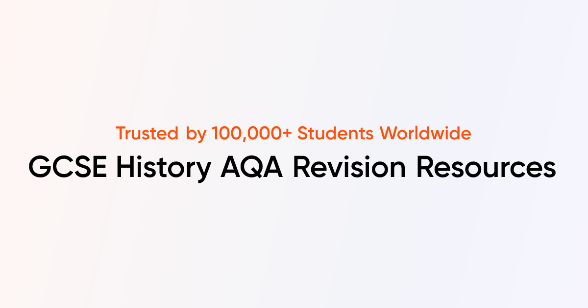 GCSE History AQA Resources | TutorChase