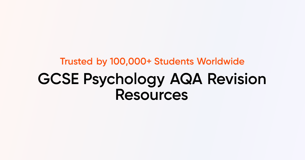 GCSE Psychology AQA Resources | TutorChase