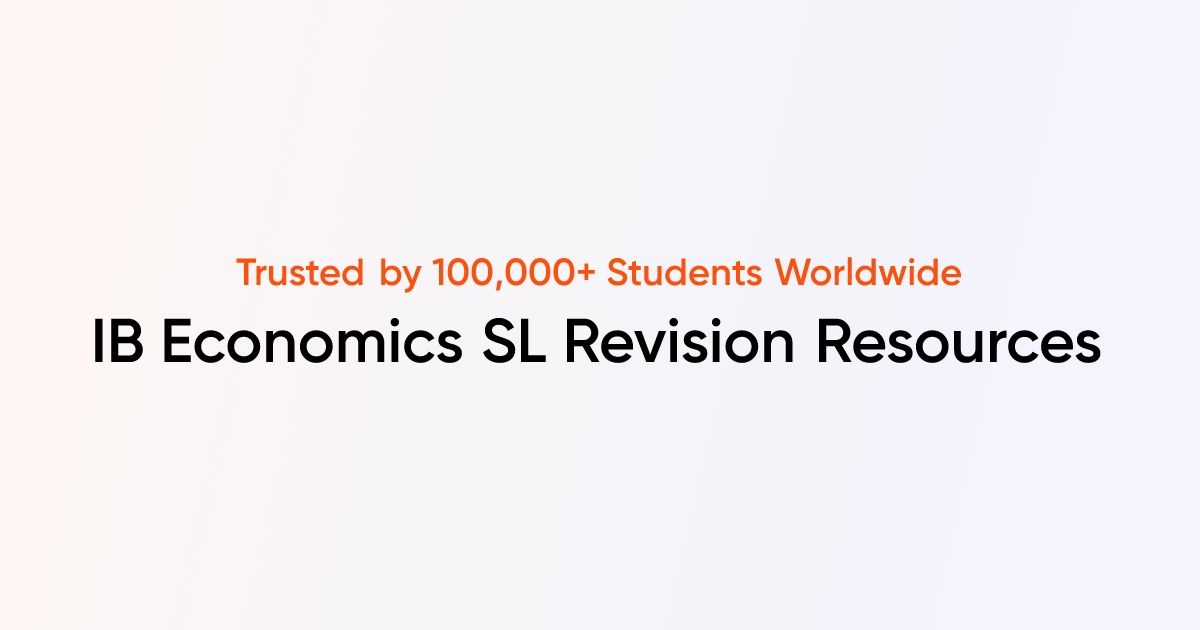 IB Economics SL Resources | TutorChase