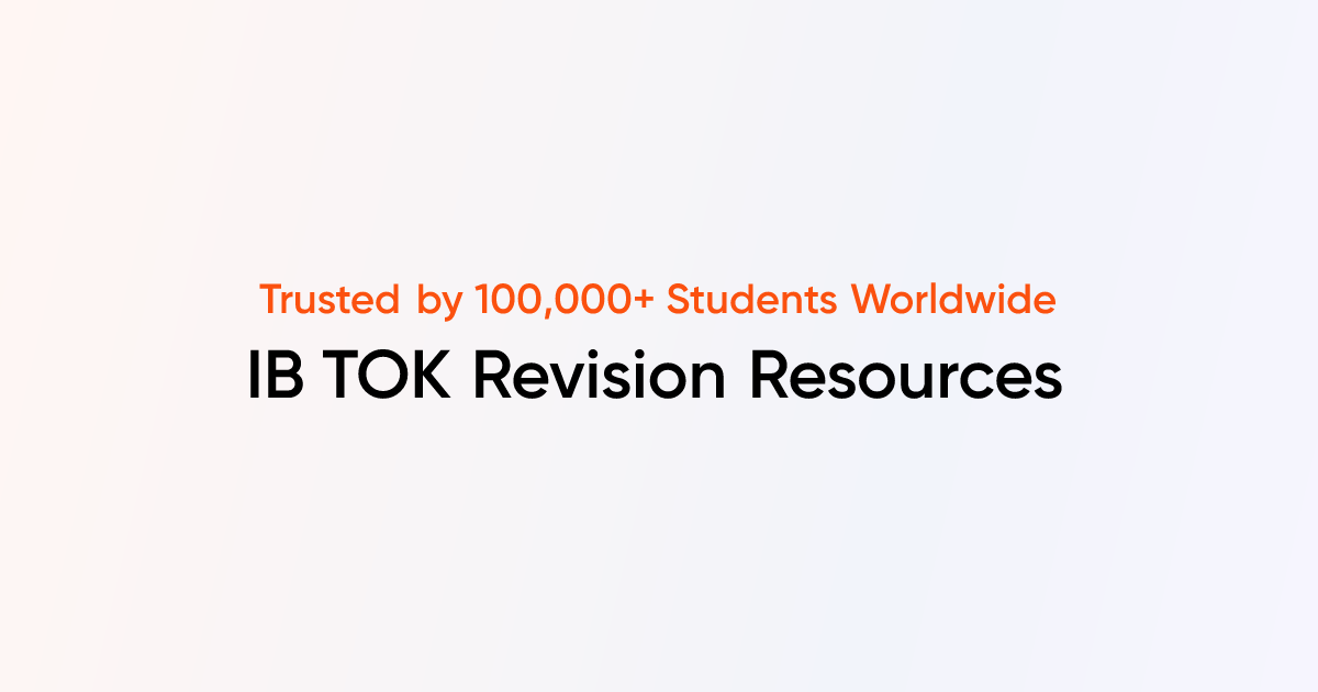 IB TOK Resources | TutorChase