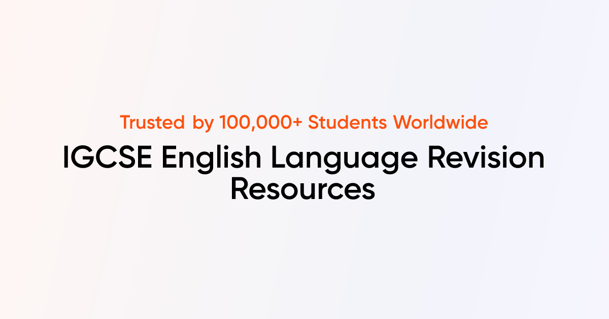 Igcse English Language Resources Tutorchase