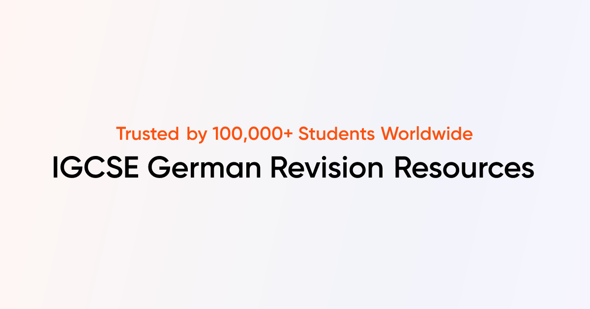 IGCSE German Resources | TutorChase
